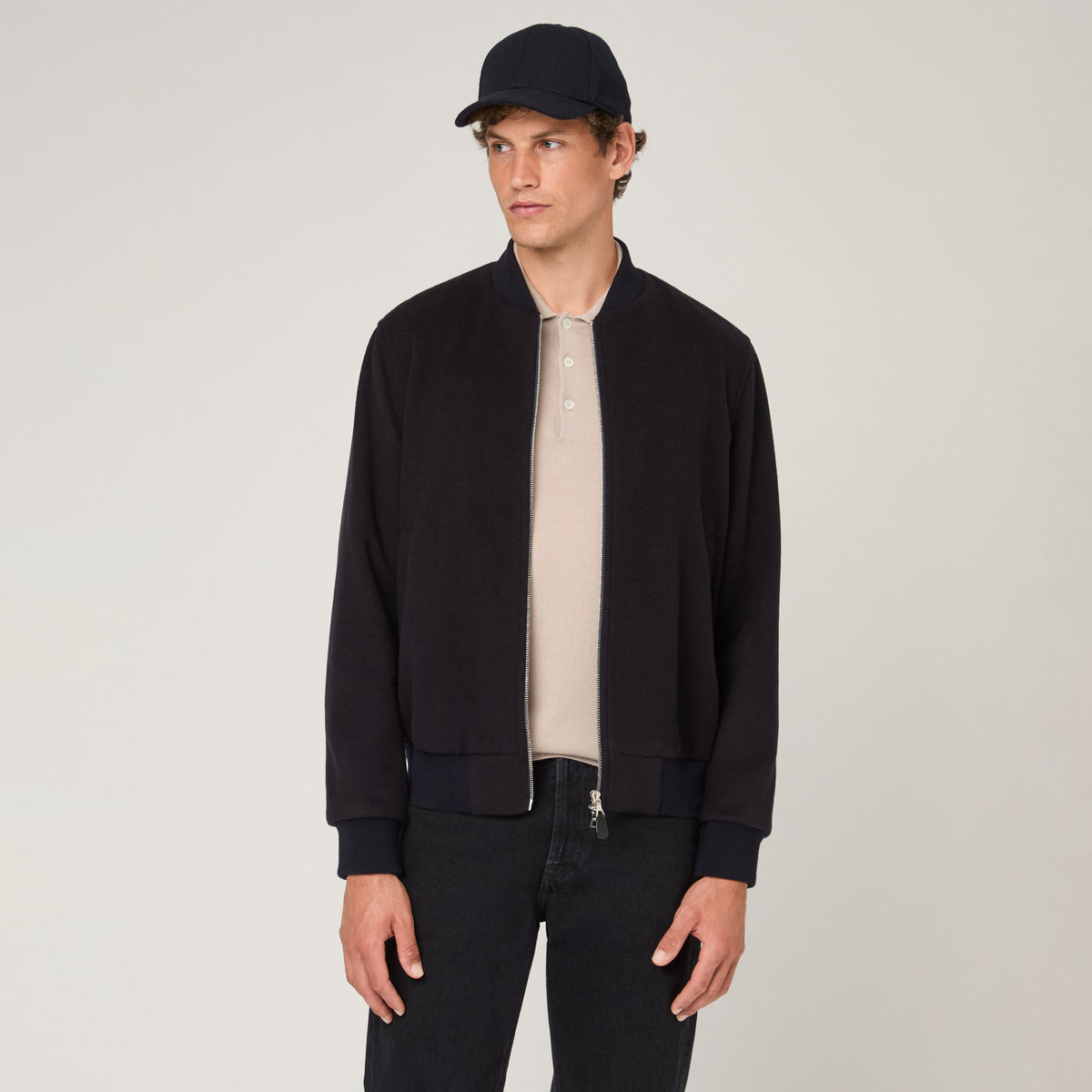 Men’s Wool Bomber Jacket | Warmth & Style | True Quality
