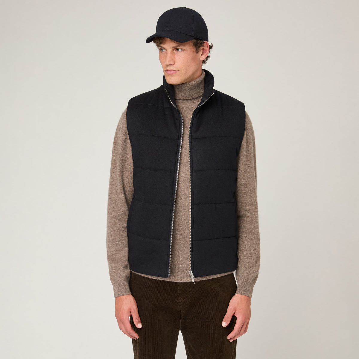 Men's Wool Cashmere Padded Vest – Singular Society
