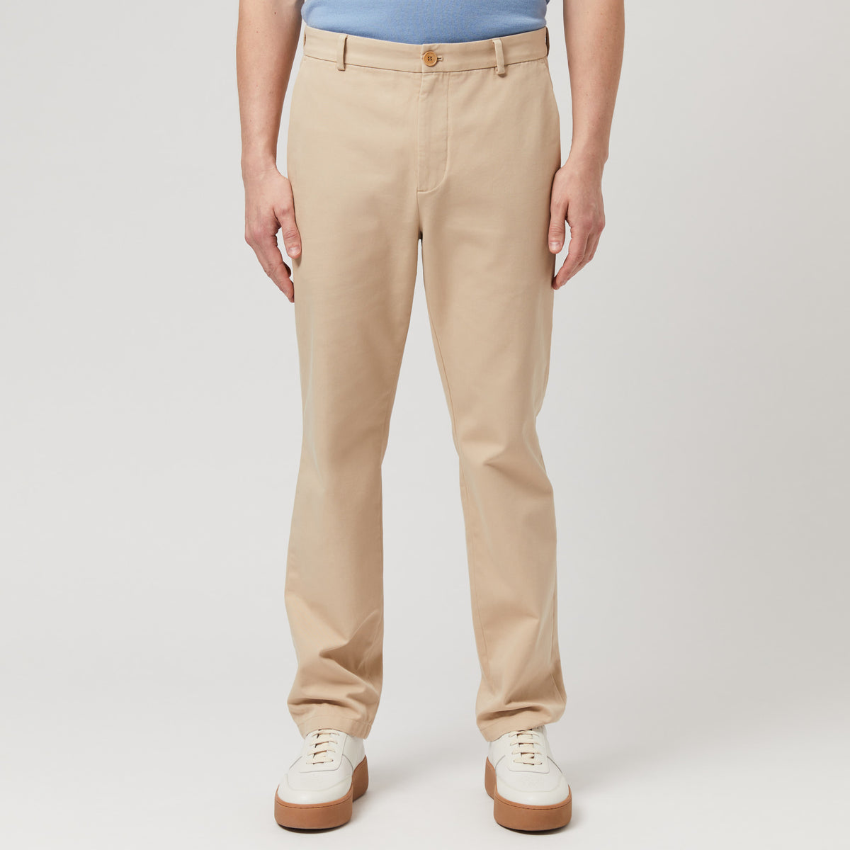 Men's Relaxed Cotton Twill Chinos | Soft & Durable | True Comfort