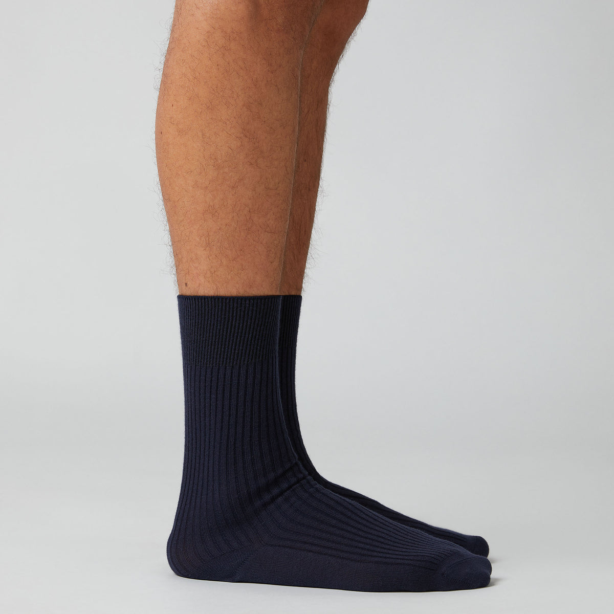 Organic Cotton Rib Socks | Soft & Breathable | True Comfort