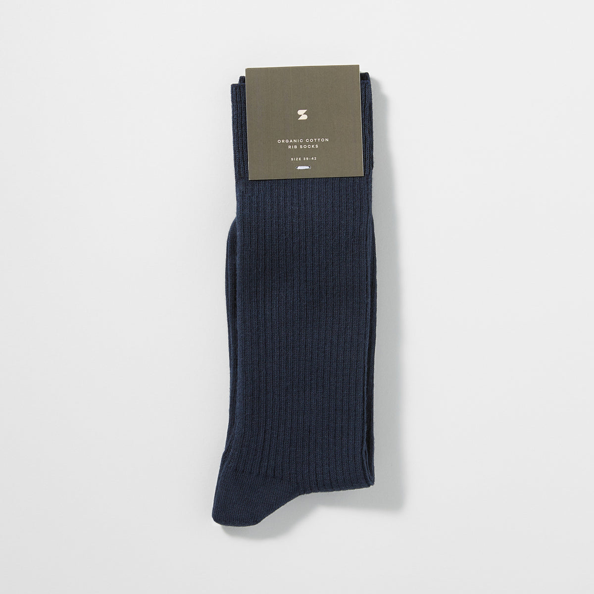 Organic Cotton Rib Socks | Soft & Breathable | True Comfort